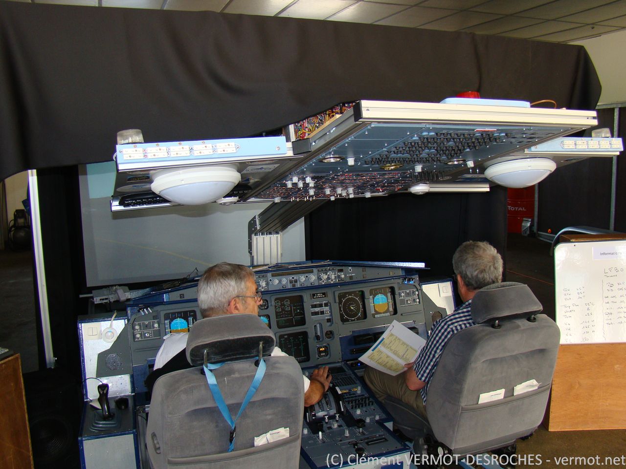 Le simulateur d’A320 – La tête dans les nuages